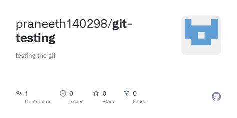 Github Praneeth140298git Testing Testing The Git