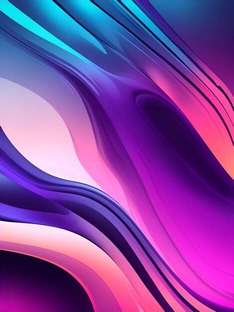 Premium Ai Image Gradient Wave Background