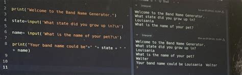 Day 1 Of 100daysofpythonchallenge Creating A Band Name Generator