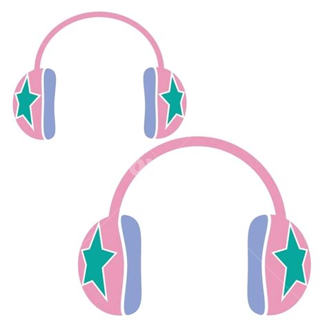 아이콘 일러스트 디자인 헤드셋 헤드폰 사진이미지일러스트캘리그라피 굼마미유튜버작가