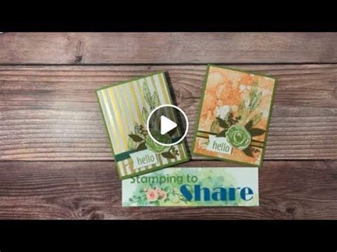 Artistically Inked Cards The Same But Different Youtube Ink