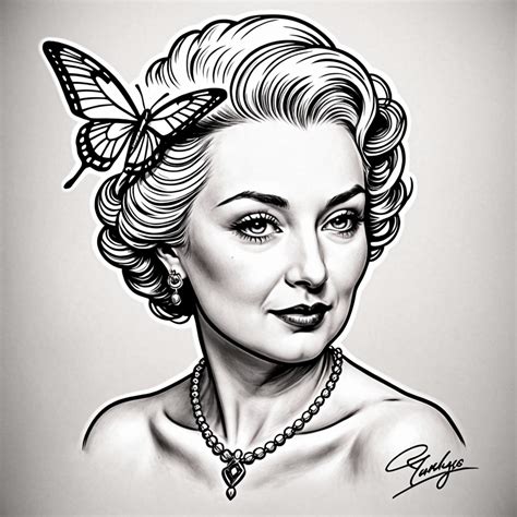 Grandma Grandpa Swallows Image Free Ai Tattoo Generator Makepix