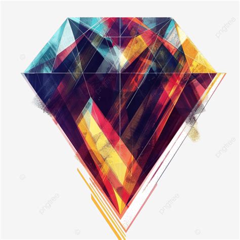다이아몬드 모양의 그래픽 기하학적 기초적인 설계 Png 일러스트 및 이미지 에 대한 무료 다운로드 Pngtree