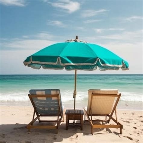 Premium Ai Image Sandy Paradise Beneath The Sun