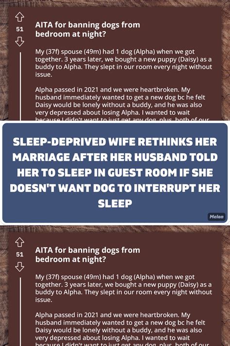 Sleep Deprived Wife Rethinks Her Marriage After Her Husband Told Her To