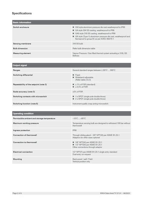 Temperature Switch Models 720 770 780 730 At ₹ 3000 Temperature