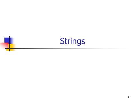 Ppt Strings Powerpoint Presentation Free Download Id9382293