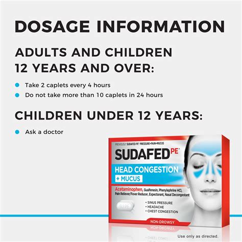 Buy Sudafed Pe Head Congestion Mucus Non Drowsy Relief Tablets 24 Ct