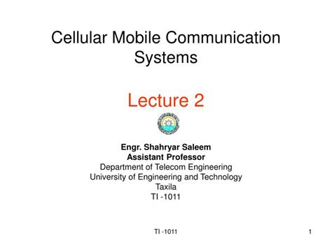 Ppt Cellular Mobile Communication Systems Lecture 2 Powerpoint Presentation Id1059431