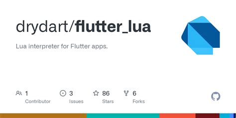 GitHub Drydart Flutter Lua Lua Interpreter For Flutter Apps