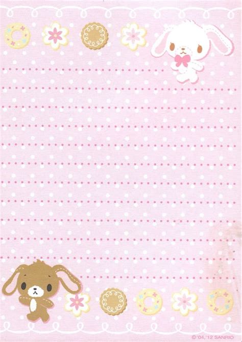 Sugarbunnies Memo Memo Pad Design Memo Paper Printable Scrapbook Paper
