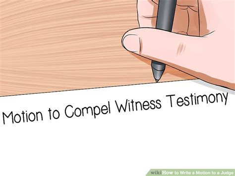 How To Write A Motion To A Judge With Pictures WikiHow
