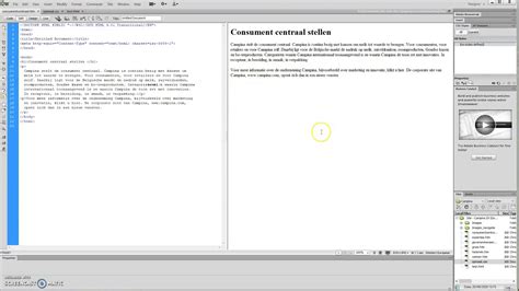 Dreamweaver 04 Cascading Stylesheet Css Youtube
