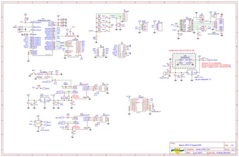 Nano VFO SuperLED OSHWLab