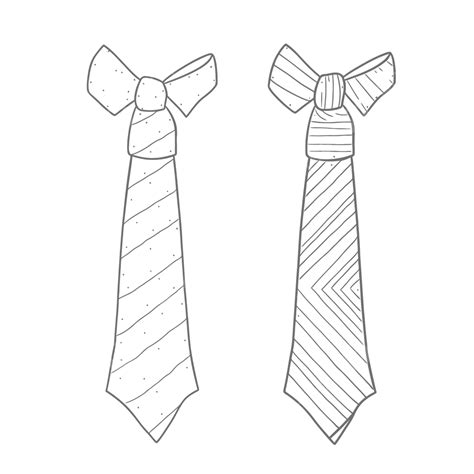 관계 개요 스케치의 두 도면 벡터 넥타이 그리기 넥타이 개요 넥타이 스케치 Png 일러스트 및 벡터 에 대한 무료 다운로드 Pngtree
