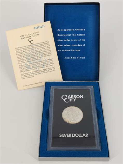 Lot Carson City Silver Dollar Coin