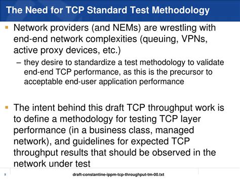 Ppt Tcp Throughput Testing Methodology Ietf 76 Hiroshima Barry