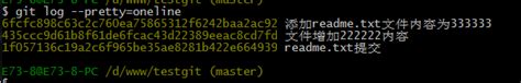 Git Log 单行、多行 详细显示结果、提交的文件名【汇总参数演示】 悟透 博客园