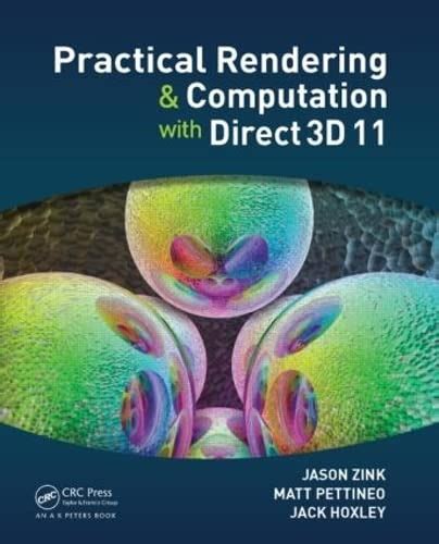 Practical Rendering And Computation With Direct3D 11 Zink Jason