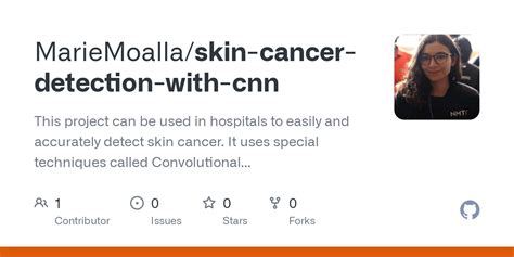 GitHub MarieMoalla Skin Cancer Detection With Cnn This Project Can Be Used In Hospitals To