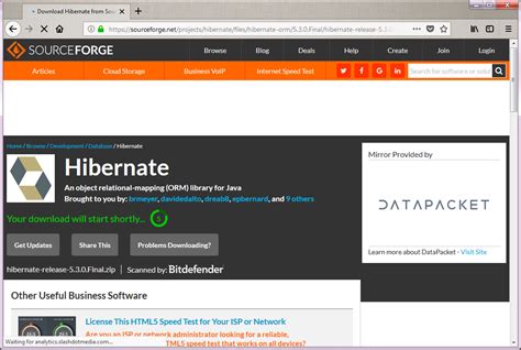 download and install hibernate