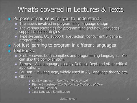 ppt programming languages g22 2110 001 walter williams powerpoint