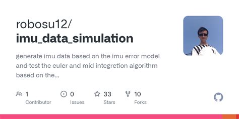 GitHub Robosu12 Imu Data Simulation Generate Imu Data Based On The