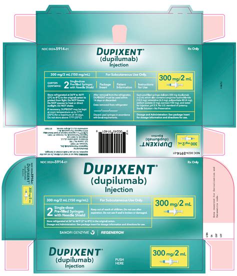 Order Dupilumab Dupixent 300 Mg 2ml Injection Solution Online From