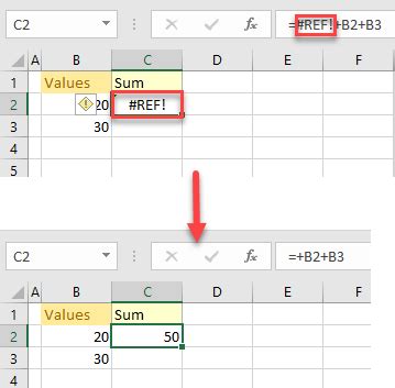 What Does The REF Error Mean In Excel Google Sheets Auto VBA