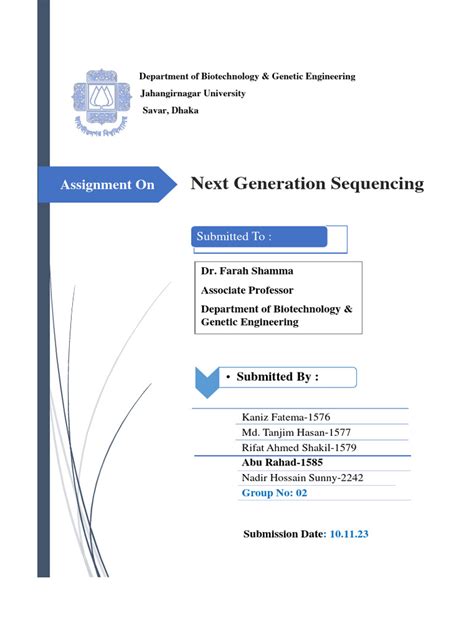 Next Gen Sequencing Pdf Dna Sequencing Polymerase Chain Reaction
