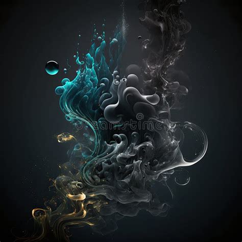 Abstract Fluid Art With Mixed Colors And Patterns Stock Illustration Illustration Of Motion