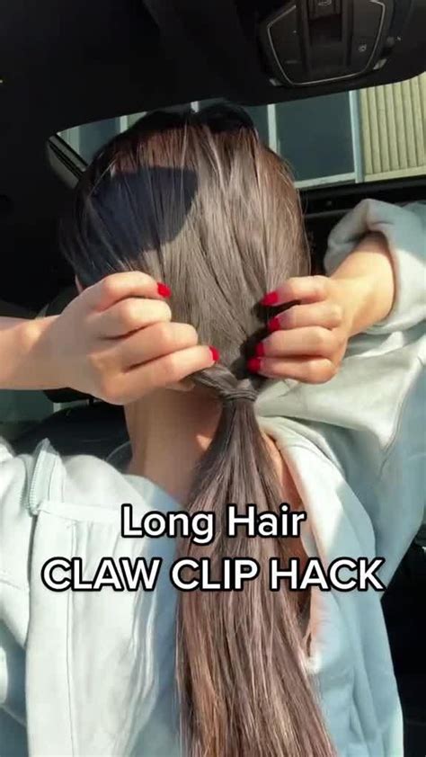Claw Clip Hairstyles Long Hair Artofit