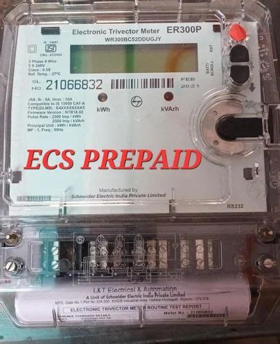 Gprs Lt Ct Tod Meter 3 Phase Model Namenumber Erp300 440 Vac At
