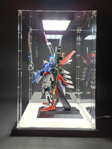 Pg 퍼펙트 스트라이크 전용 Led 조명 장식장 케이스 건프라앤큐브 건큐브 케이스 장식장