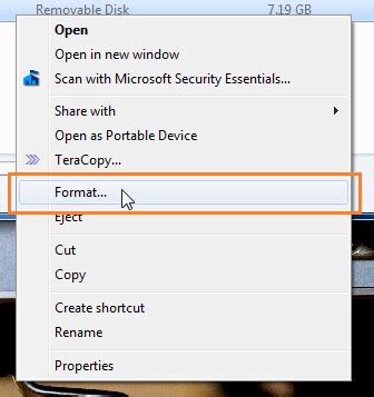 Convert A USB Flash Drive From FAT To NTFS