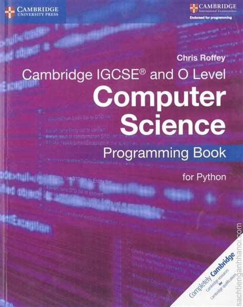 Sách Cambridge Igcse And O Level Computer Science Programming Book