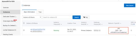 Add An ApsaraDB RDS For MySQL Data Source DataV Alibaba Cloud