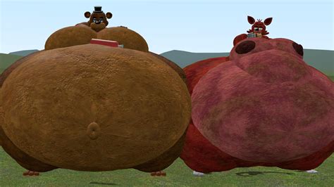Inflated Freddy And Fat Foxy Angle 1 By Legoben2 On Deviantart