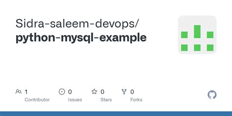 Github Sidra Saleem Devopspython Mysql Example