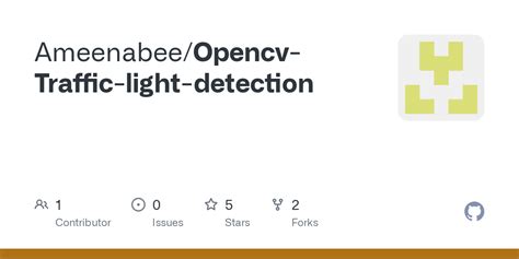 GitHub Ameenabee Opencv Traffic Light Detection