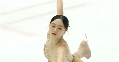 김채연 쇼트프로그램 개인 최고점…메달 도전 청신호 [하얼빈ag]