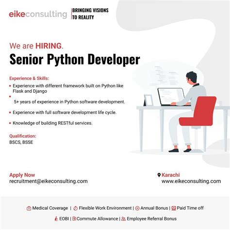 Applyat On Linkedin Hiring Python Karachi Sindh Pakistan Applyat