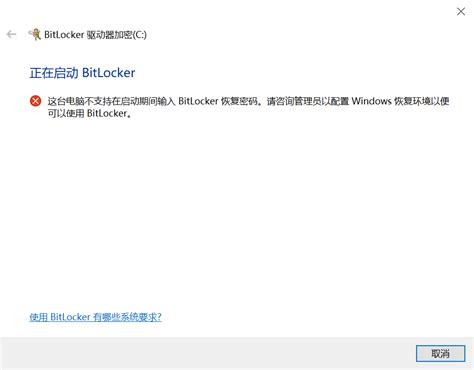 Windows10 系统盘开启 Bitlocker 魔帆博客