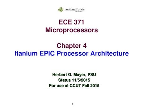 Ppt Chapter 4 Itanium Epic Processor Architecture Dokumentips