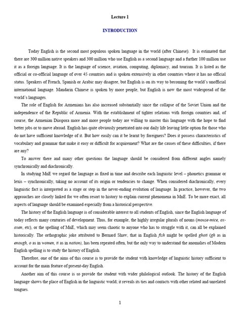 Lectures 1 3 Pdf Celts English Language