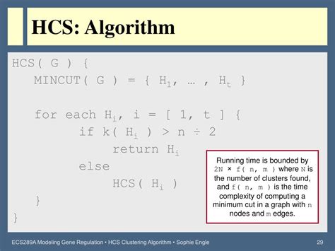 Ppt Hcs Clustering Algorithm Powerpoint Presentation Free Download