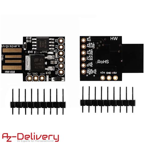 Azdelivery Attiny85 Digispark I2c Led Rev3 Kickstarter 5v Iic Spi Usb