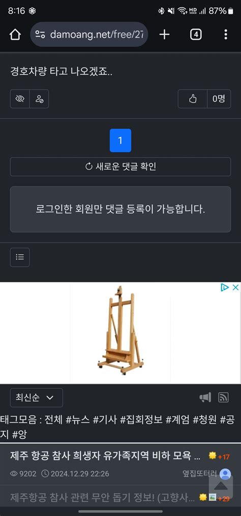 구글 광고가 이상합니다 자유게시판 다모앙