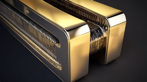 uppercase letter metallic typescript print 3d render of an i