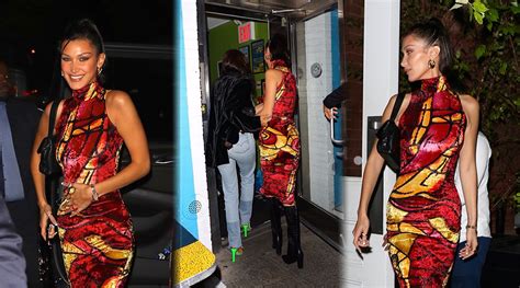 Bella Hadid Sexy Dress Hot Celebs Home
